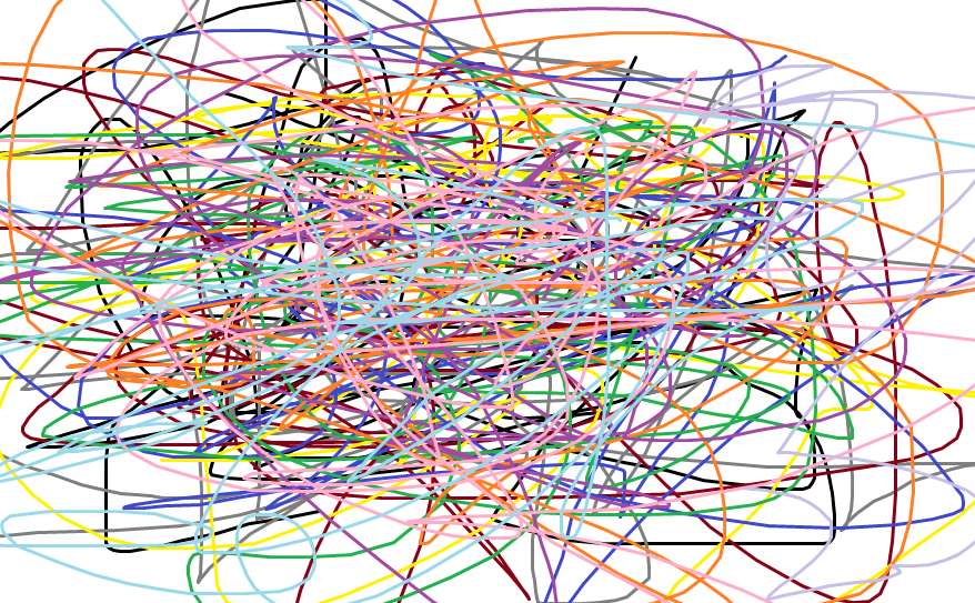 LIFE A Squiggly Line A Tangled Mass 